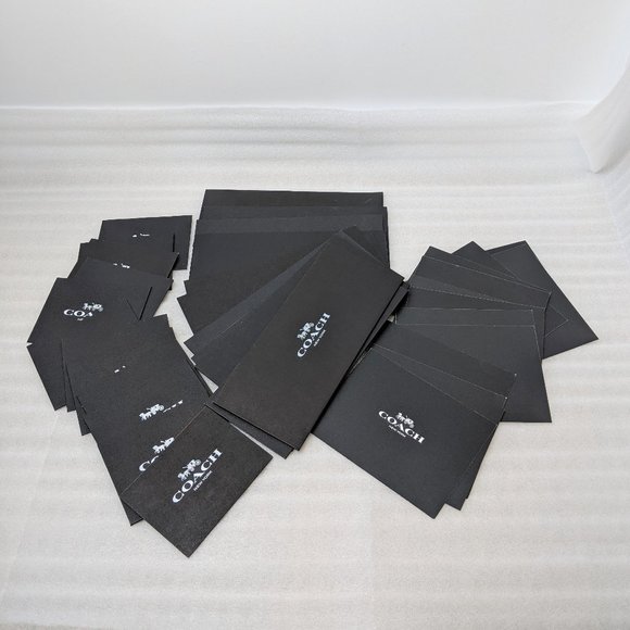 Coach | Other | Coach Thank You Card Receipt Envelopes Set Of 2 | Poshmark